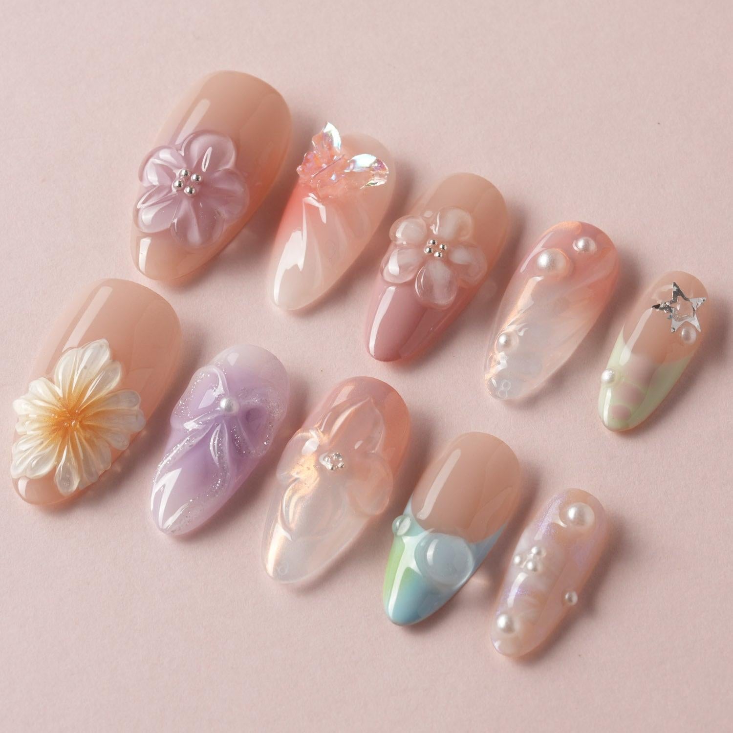Flower Nails Collection | Joyeenails - Joyee Nails